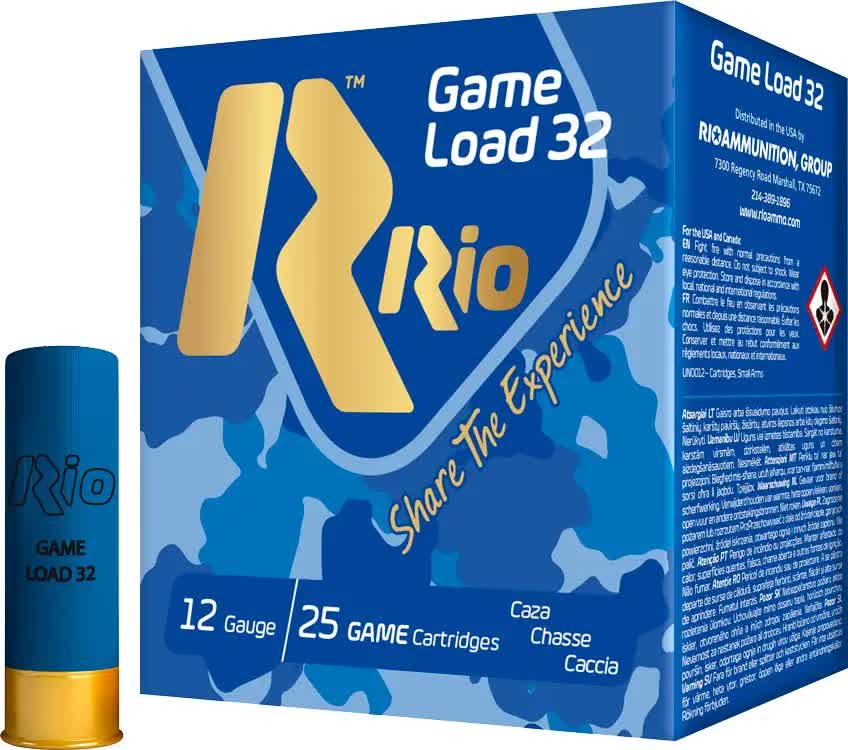 Патрон RIO Game Load-32 FW (RIO 20) (без контейнера) кал. 12/70 дробь ...